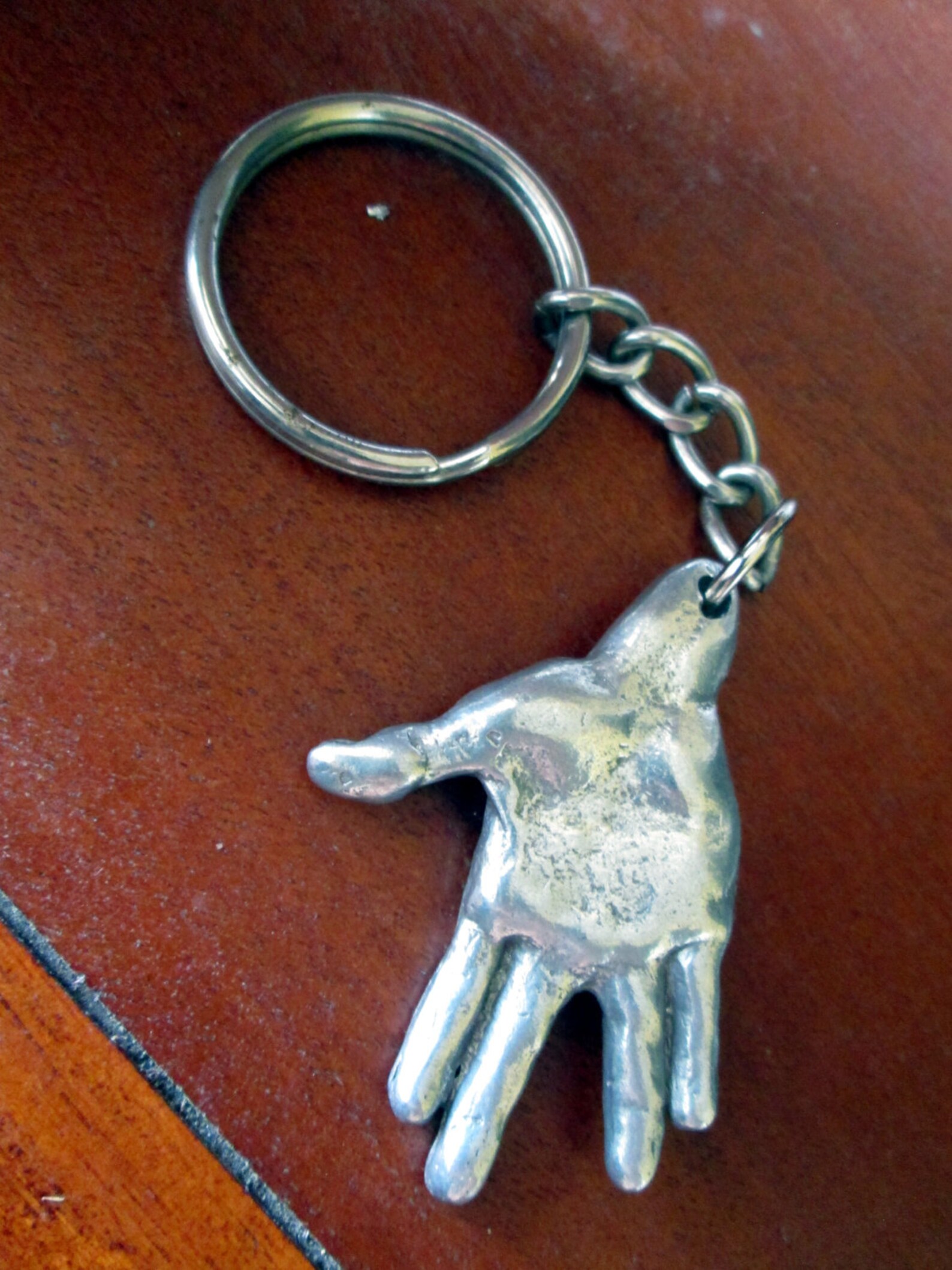 Vulcan Hand. Live Long and Prosper. Pewter Bob on Keychain. - Etsy