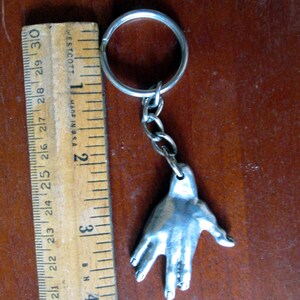Vulcan Hand. Live Long and Prosper. Pewter Bob on Keychain. - Etsy