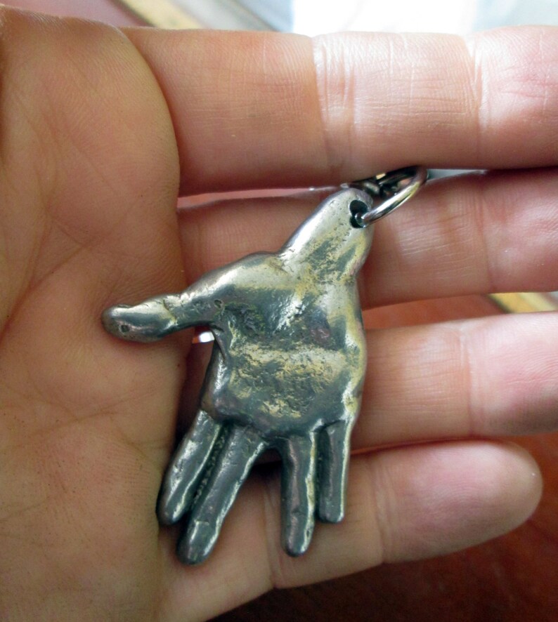Vulcan Hand. Live Long and Prosper. Pewter Bob on Keychain. - Etsy