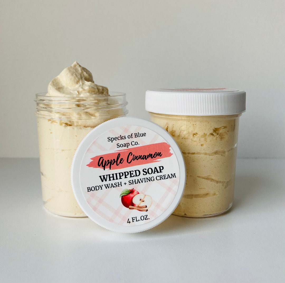 Apple Cinnamon Whipped Soap Whipped Soap Body Wash - Etsy