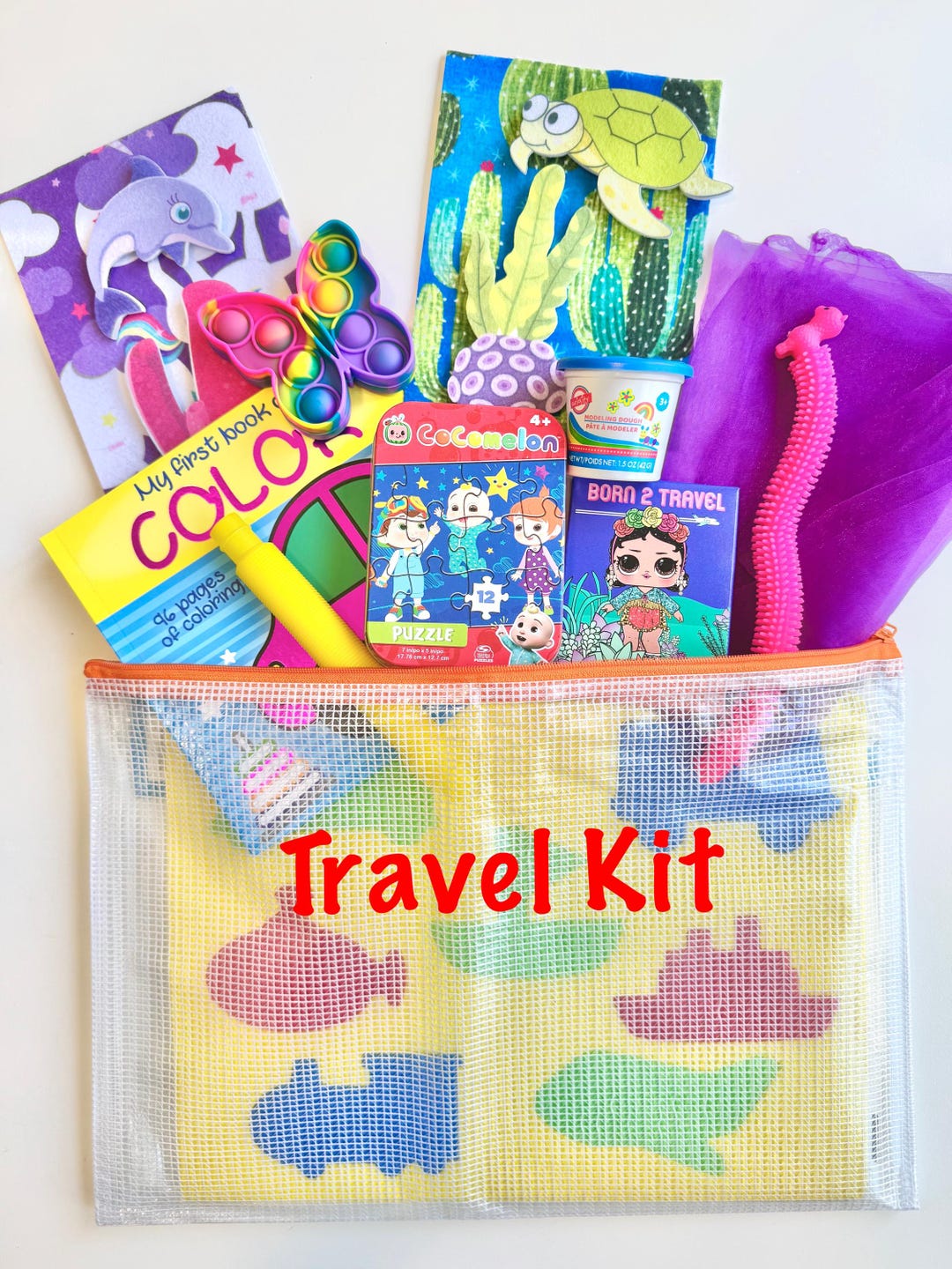 Toddler Travel Activity Bag| Car Ride Busy Bag| Toddler Travel Busy Bag ...