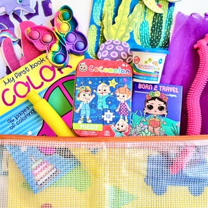 Toddler Travel Activity Bag| Car Ride Busy Bag| Toddler Travel Busy Bag ...