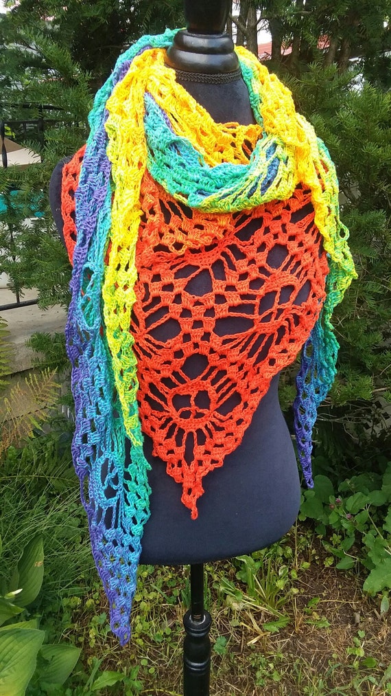 Peace Sign Shawl | Etsy