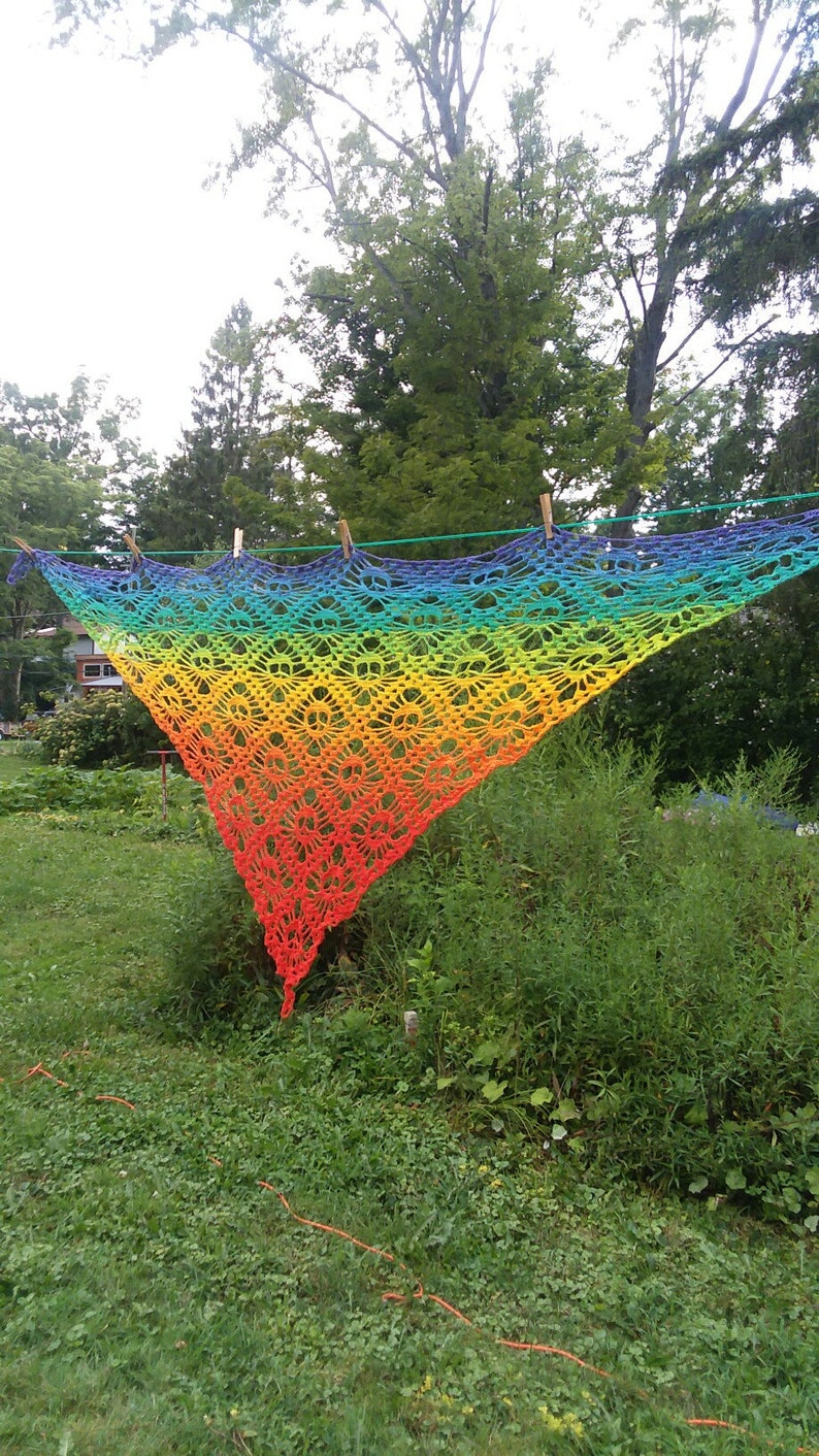 Peace Sign Shawl - Etsy