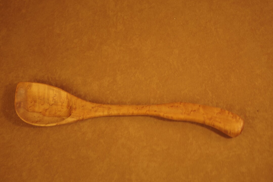 Exquisite Right-handed Bird's-eye Maple Saute Spoon - Etsy