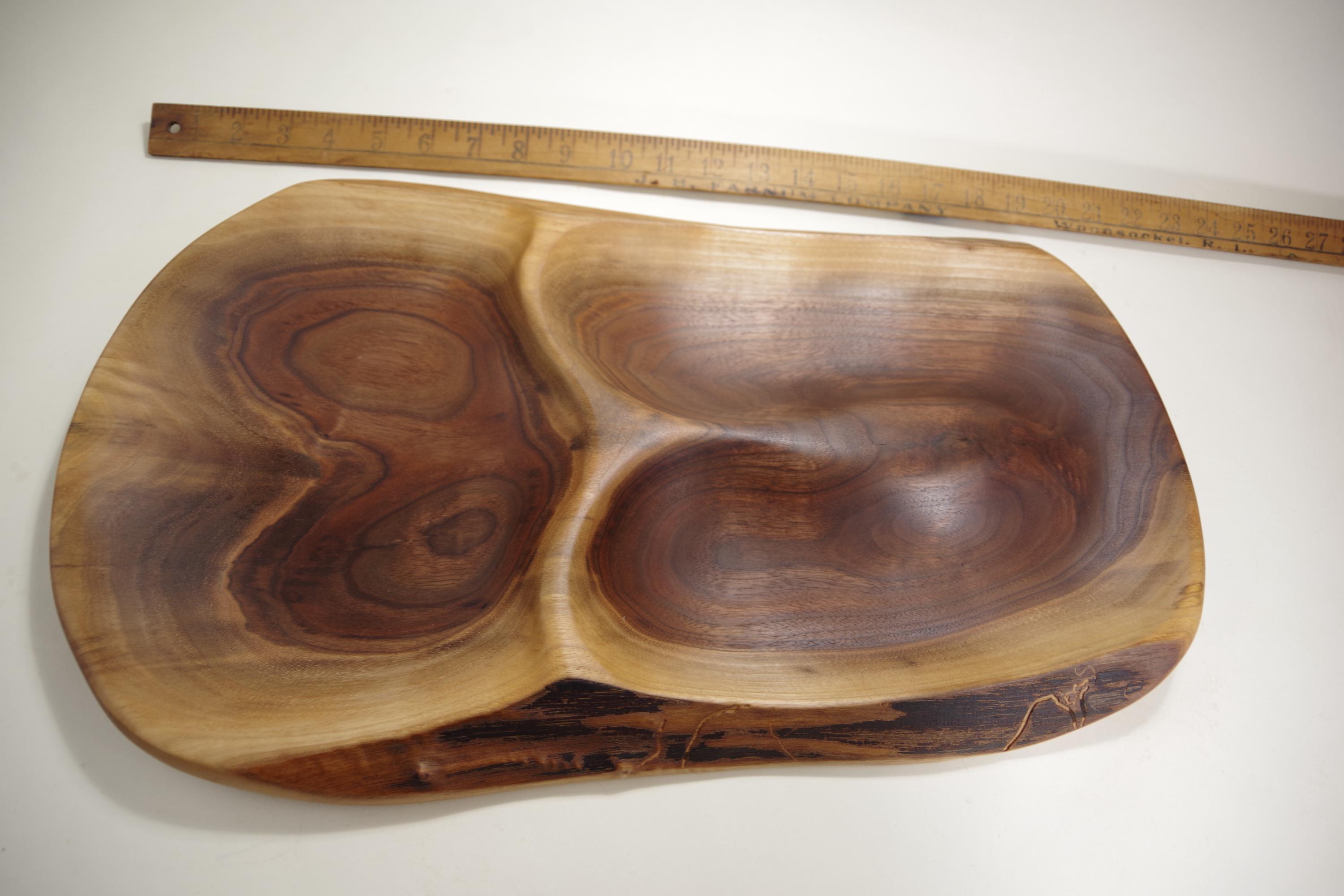 GORGEOUS Black Walnut Platter With Live Edge (20"x11 1/2"x2") - Etsy