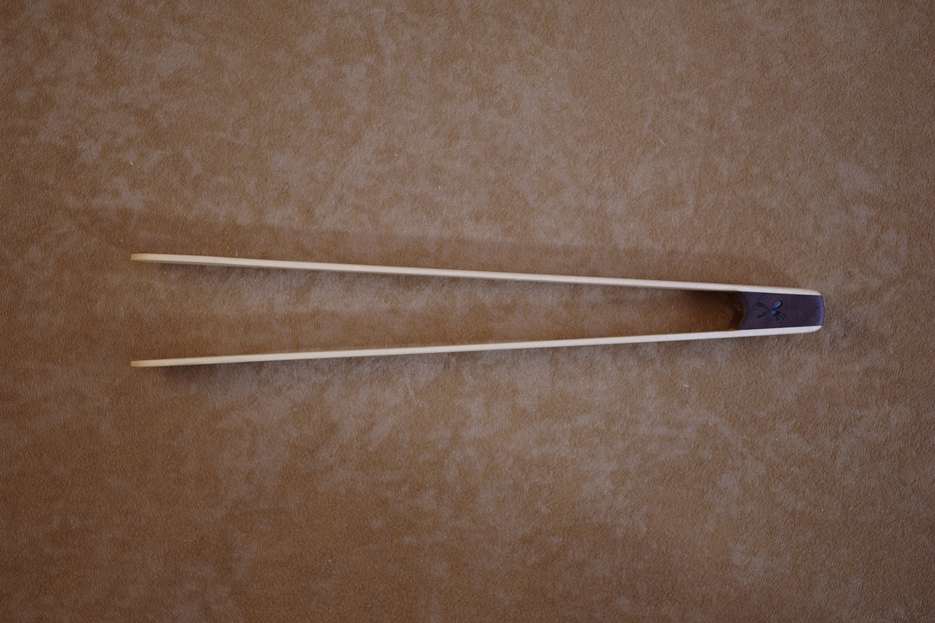 Long Toast Tongs With Black Walnut Insert Pointy Blades in - Etsy