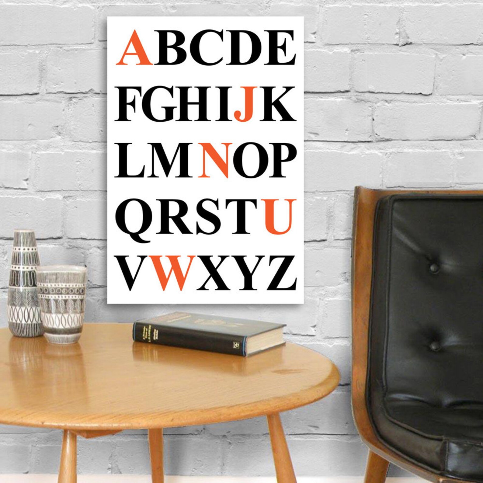 English Alphabet. Wall Decoration Print. Large Print 13x19. FREE ...