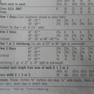 Simplicity 7036 Pattern, Gathered Skirt Dress Elastic Waist, Front ...