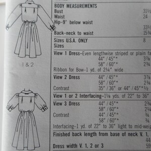 Simplicity 7036 Pattern, Gathered Skirt Dress Elastic Waist, Front ...