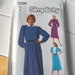 Simplicity 7036 Pattern, Gathered Skirt Dress Elastic Waist, Front ...