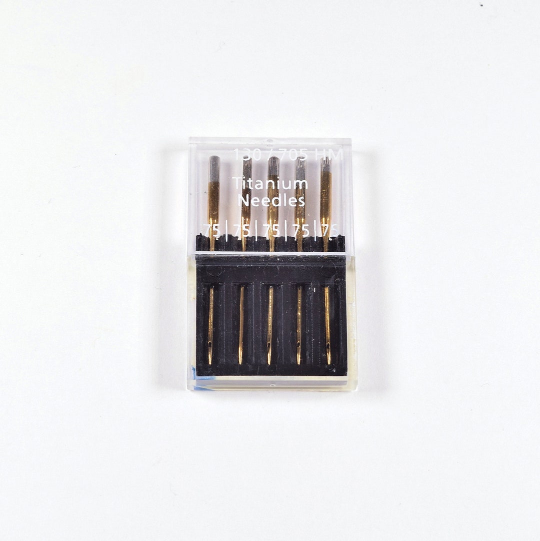 Sullivans Stylus Titanium Sewing Machine Needles 130/705 HM (5pk) Size ...