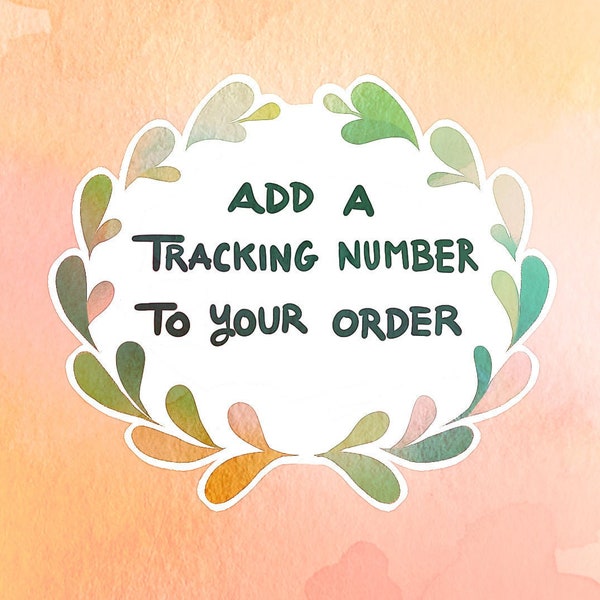Add Tracking - Etsy
