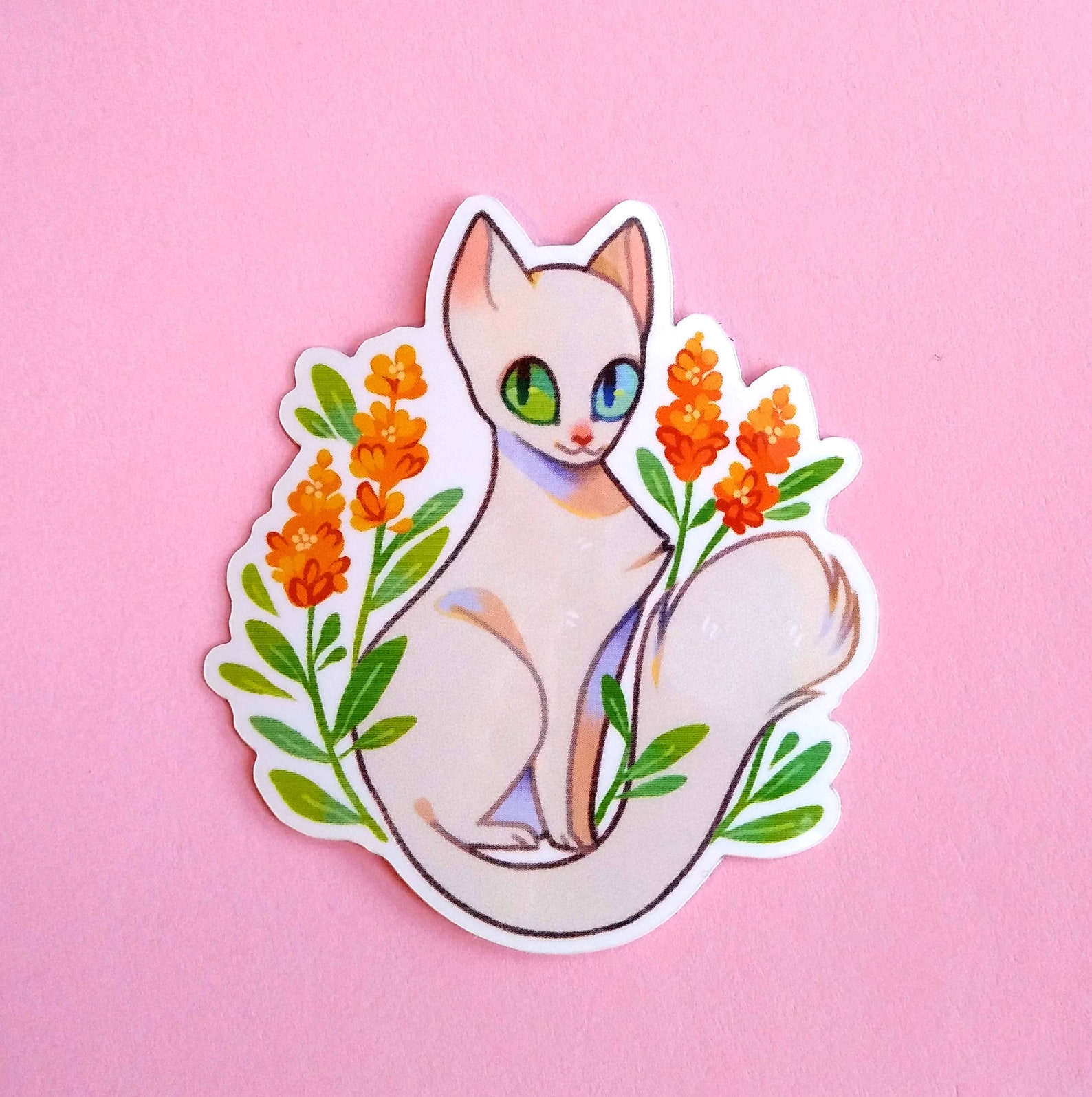 Garden Cats Sticker Set - Etsy