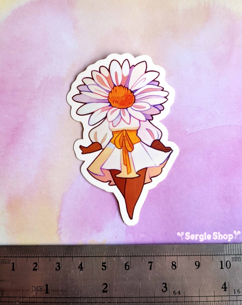 Flower Head Girls Sticker Set - Etsy