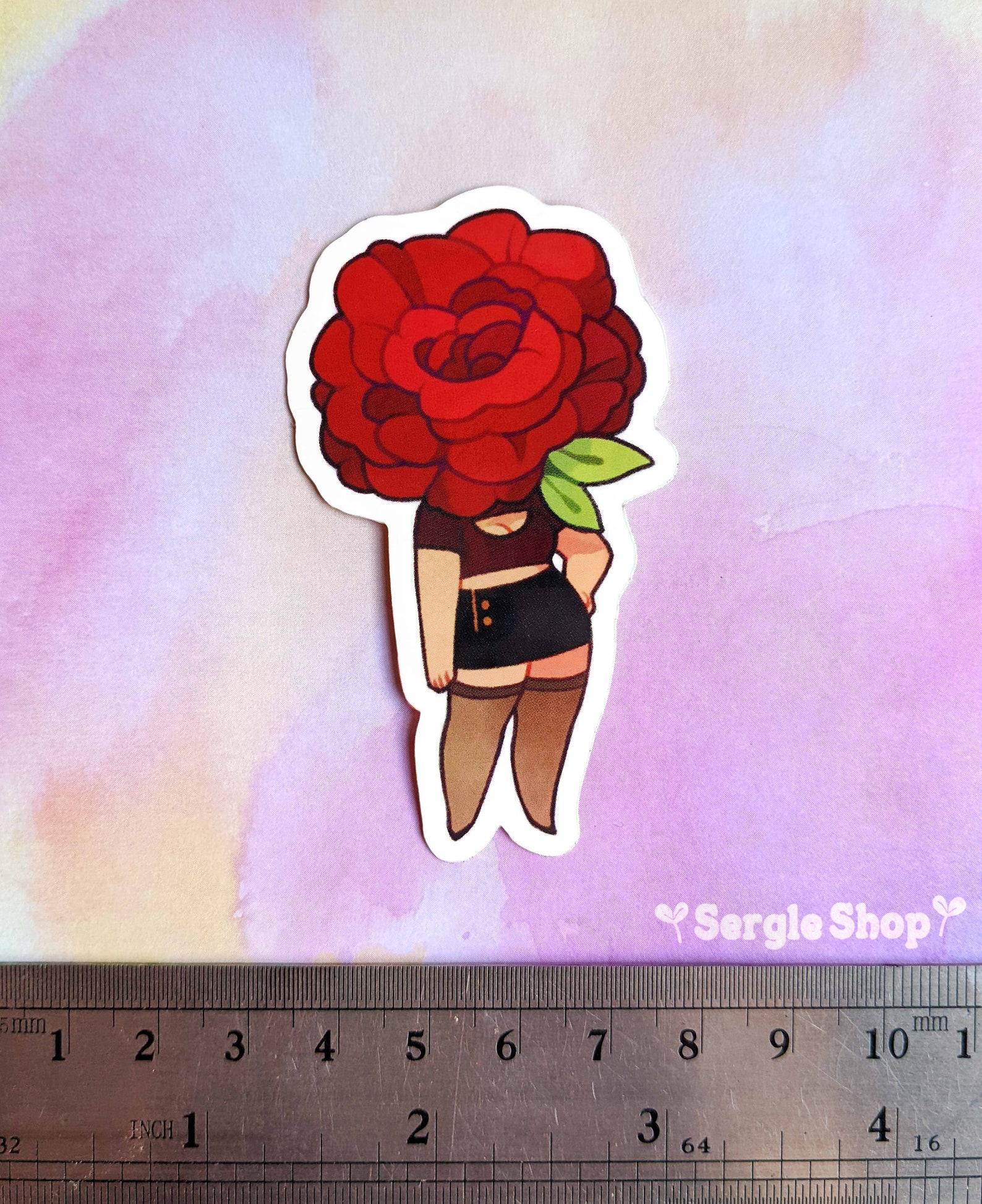 Flower Head Girls Sticker Set - Etsy