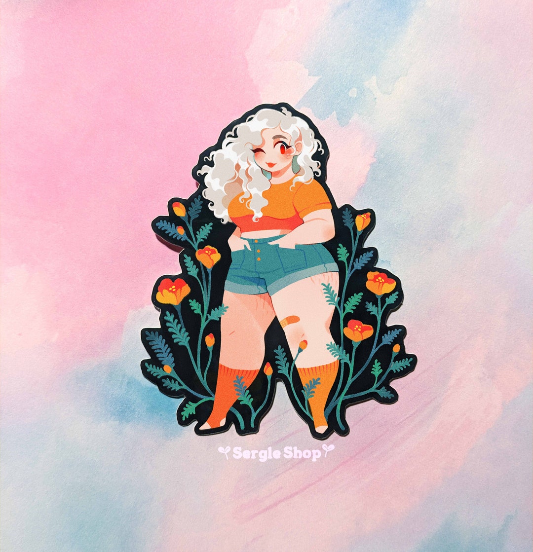 Evie & the Poppies Sticker - Etsy