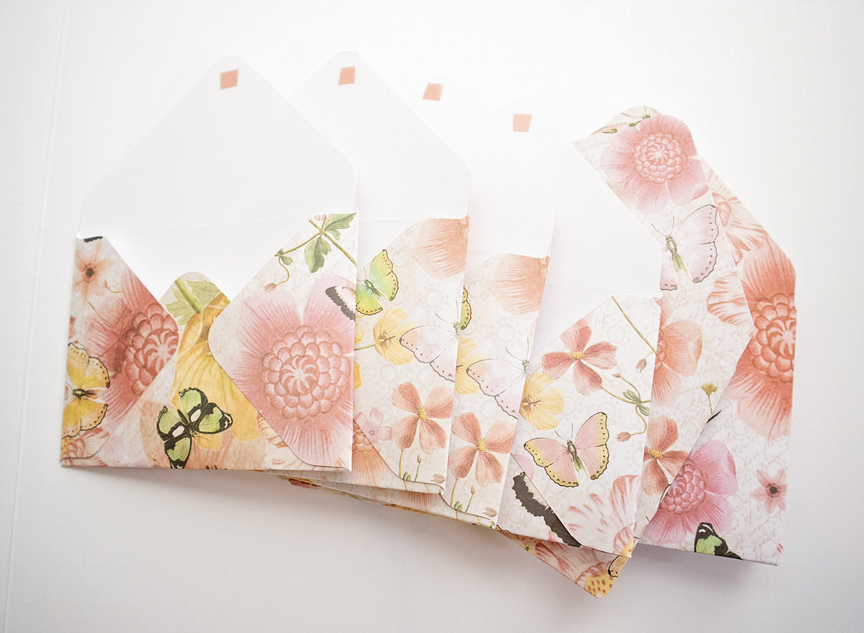 Thank You Pastel Flowers Envelopes, Tip Envelopes, Salon, Hair Salon ...
