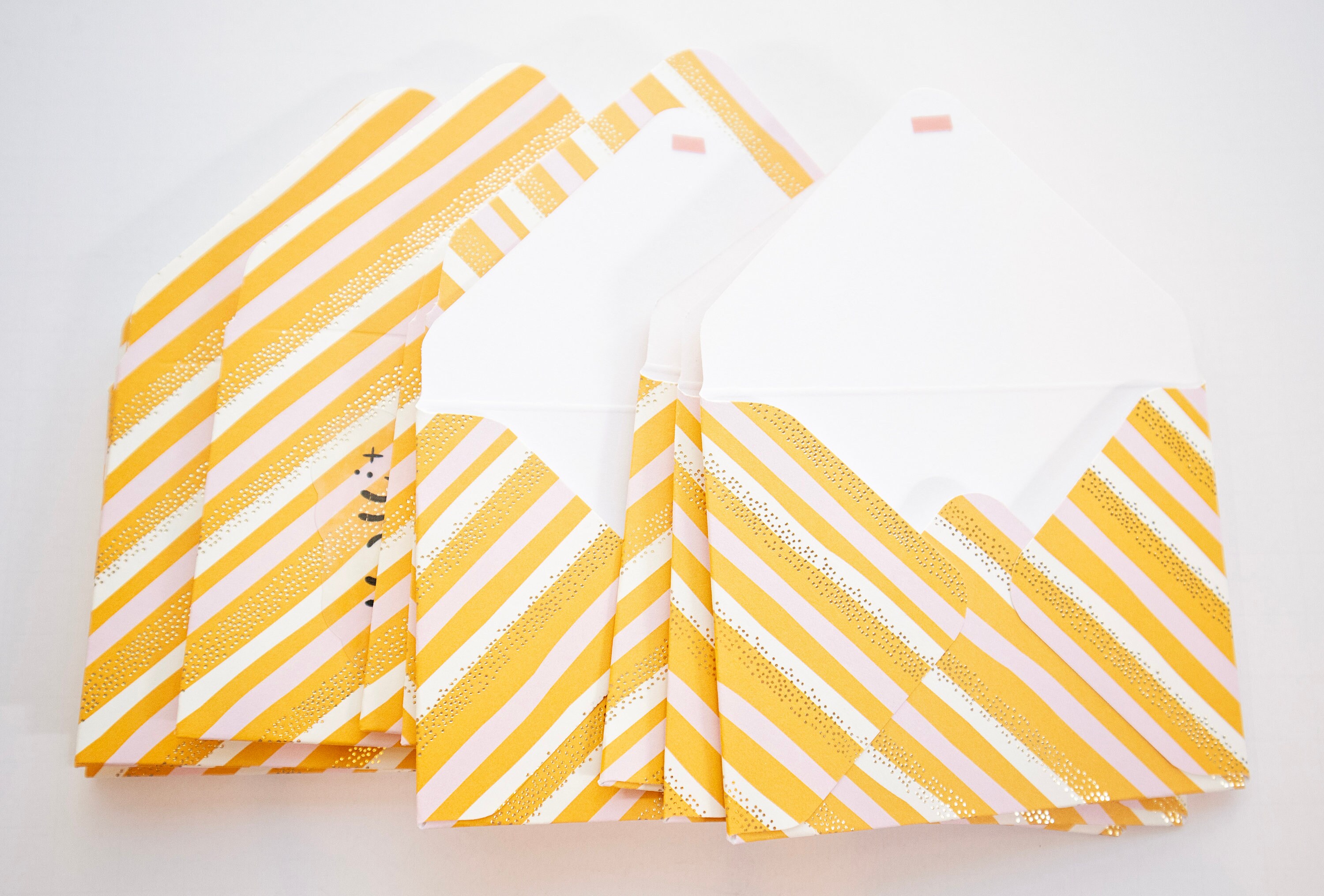 Orange Stripe Thank You Envelopes, Tip Envelopes, Housekeeping, Thank ...