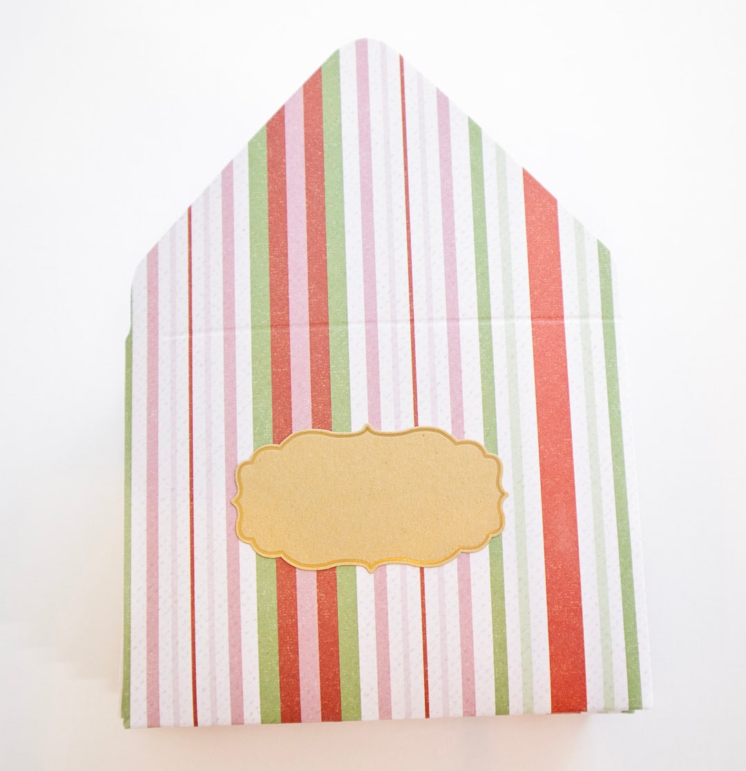 Red and Green Stripe Envelopes, Tip Envelopes, Housekeeping, Thank You ...