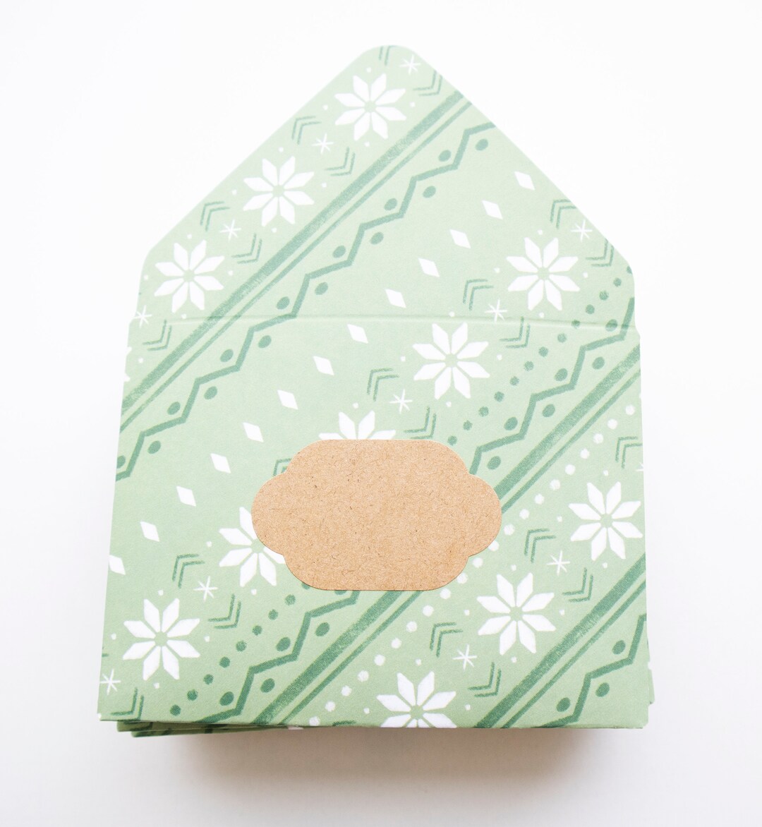 Snowflake Sweater Holiday Envelopes, Tip Envelopes, Gratuity Thank You ...