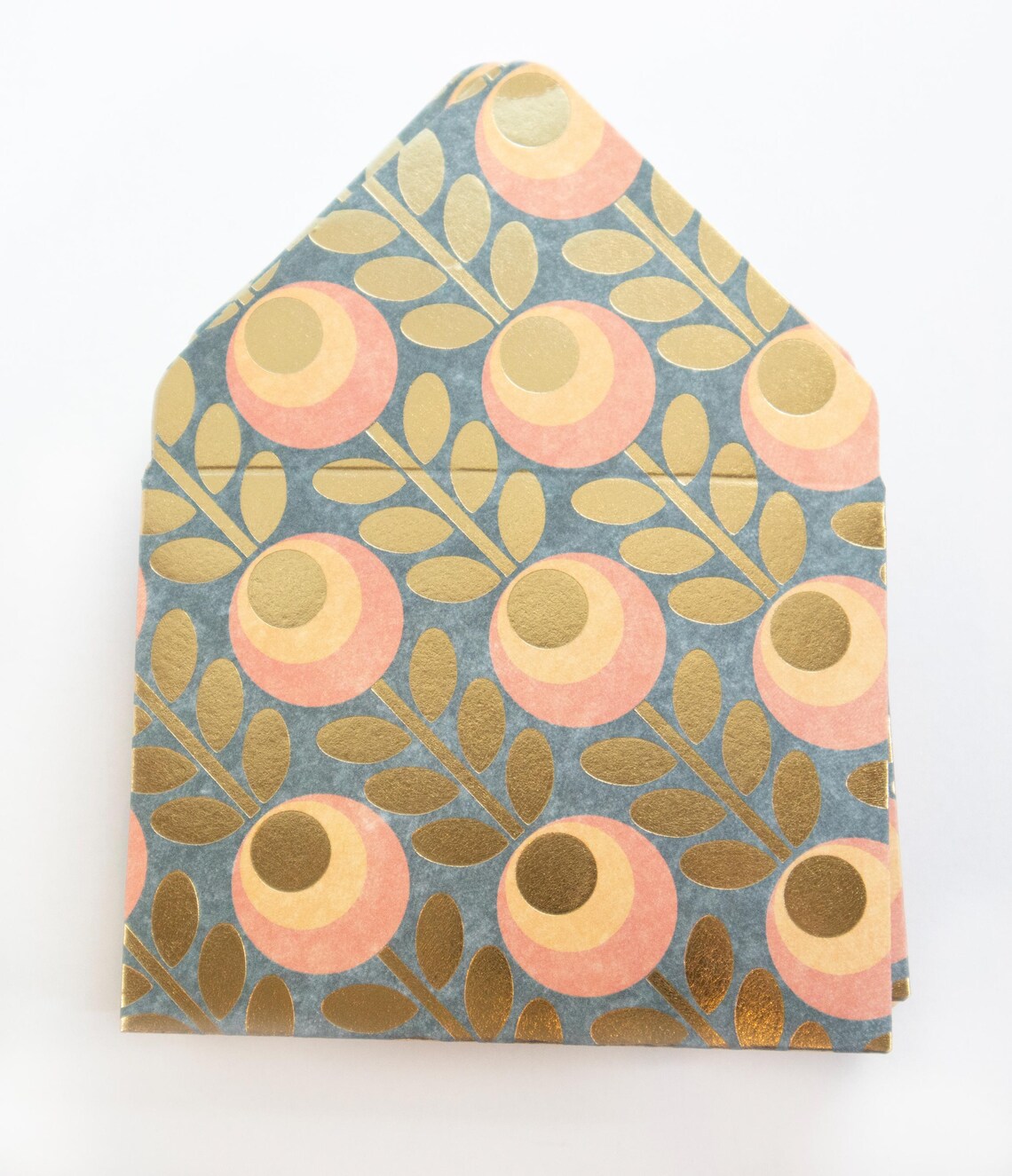 Retro Mod Metallic Envelopes, Set of 7, Tip Envelope, Housekeeping ...