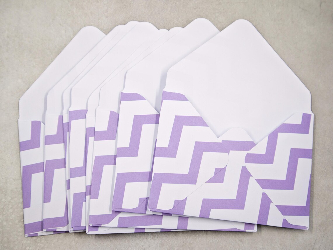 Blue Herringbone Envelopes, Tip Envelopes, Housekeeping, Thank You ...
