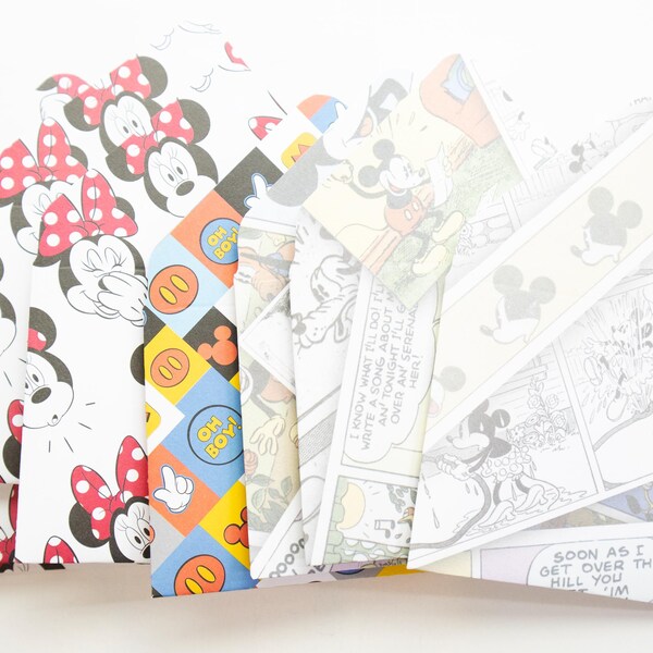 Mickey Mouse Tip Envelopes - Etsy