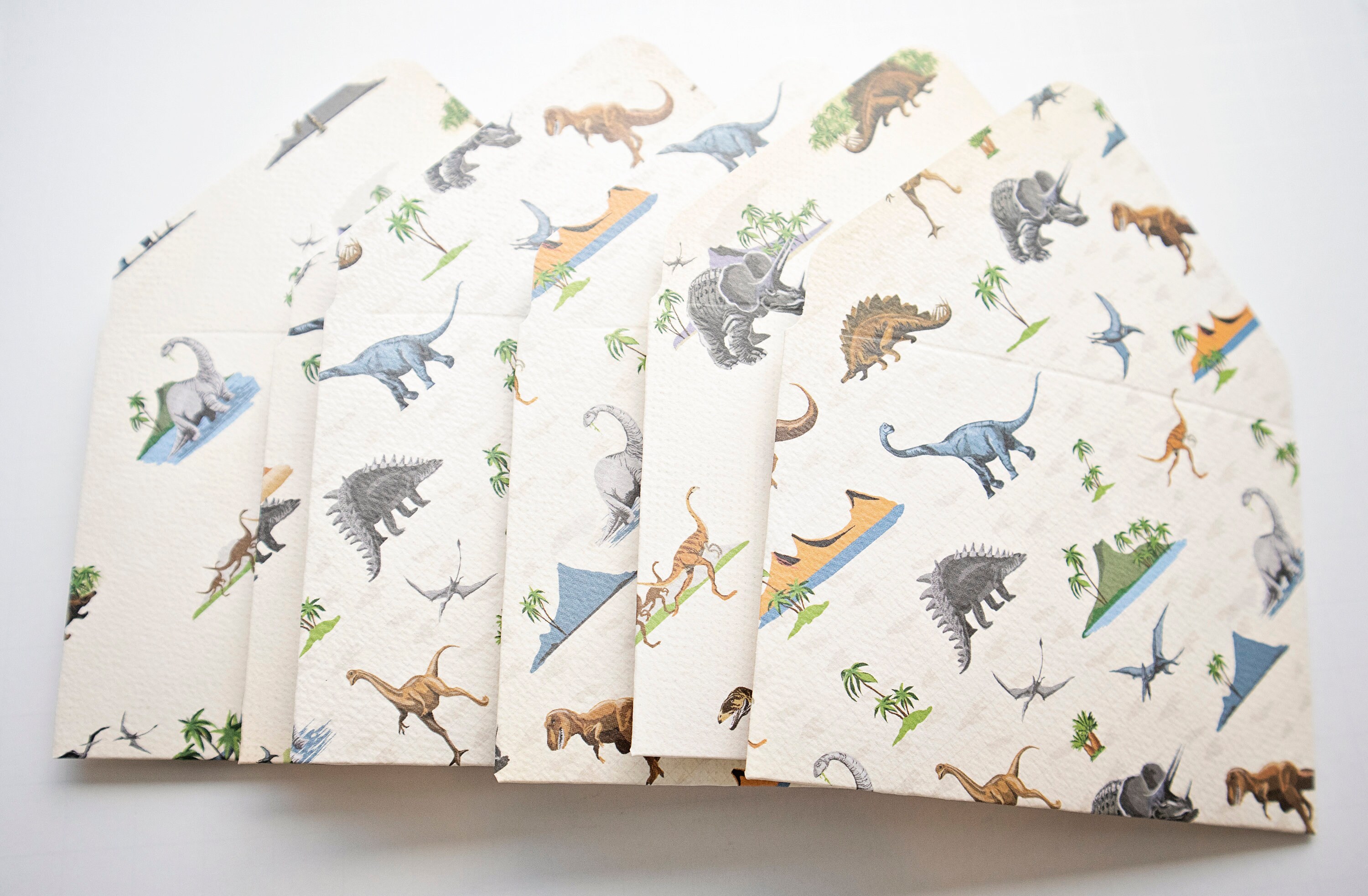 Dinosaurs Envelopes, Tip Envelopes, Housekeeping, Thank You, Small ...