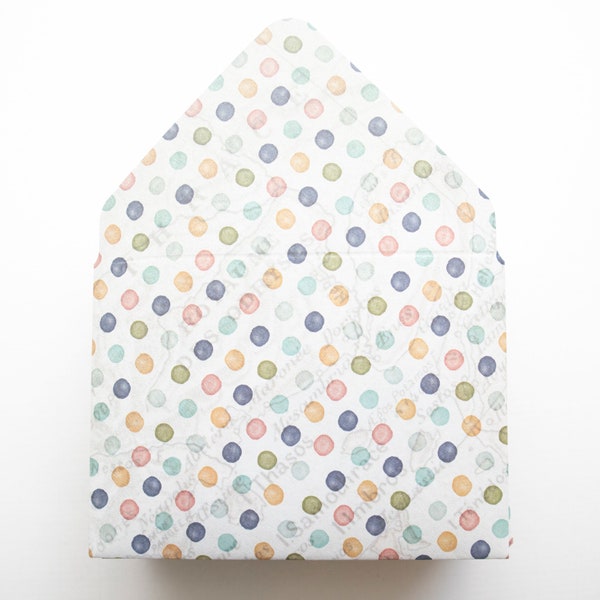 Polka Dot Envelopes - Etsy