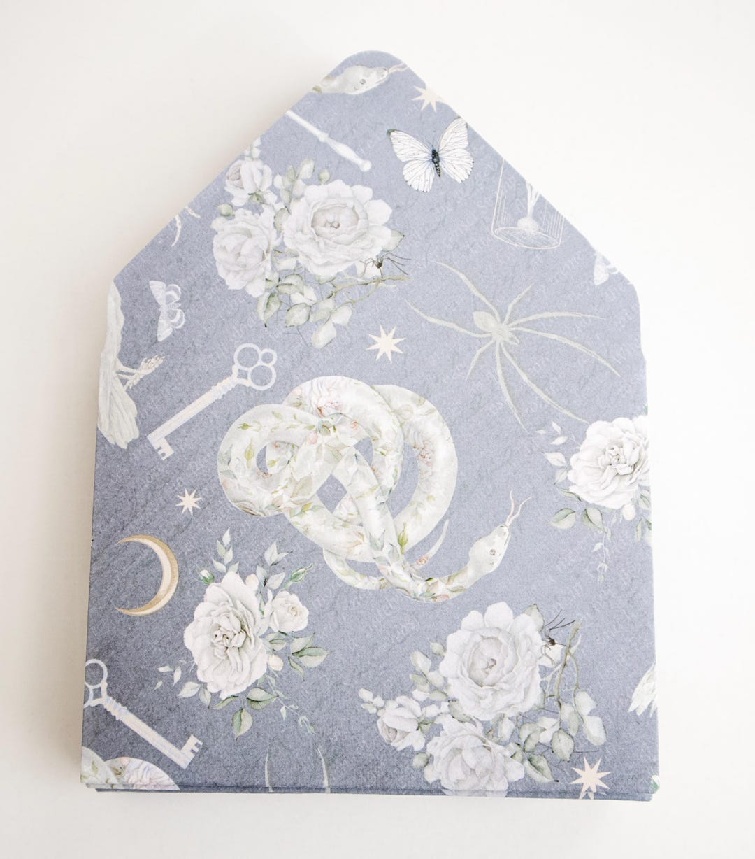 Romantic Snakes and Spiders Envelopes, Tip Envelopes, Halloween, Thank ...