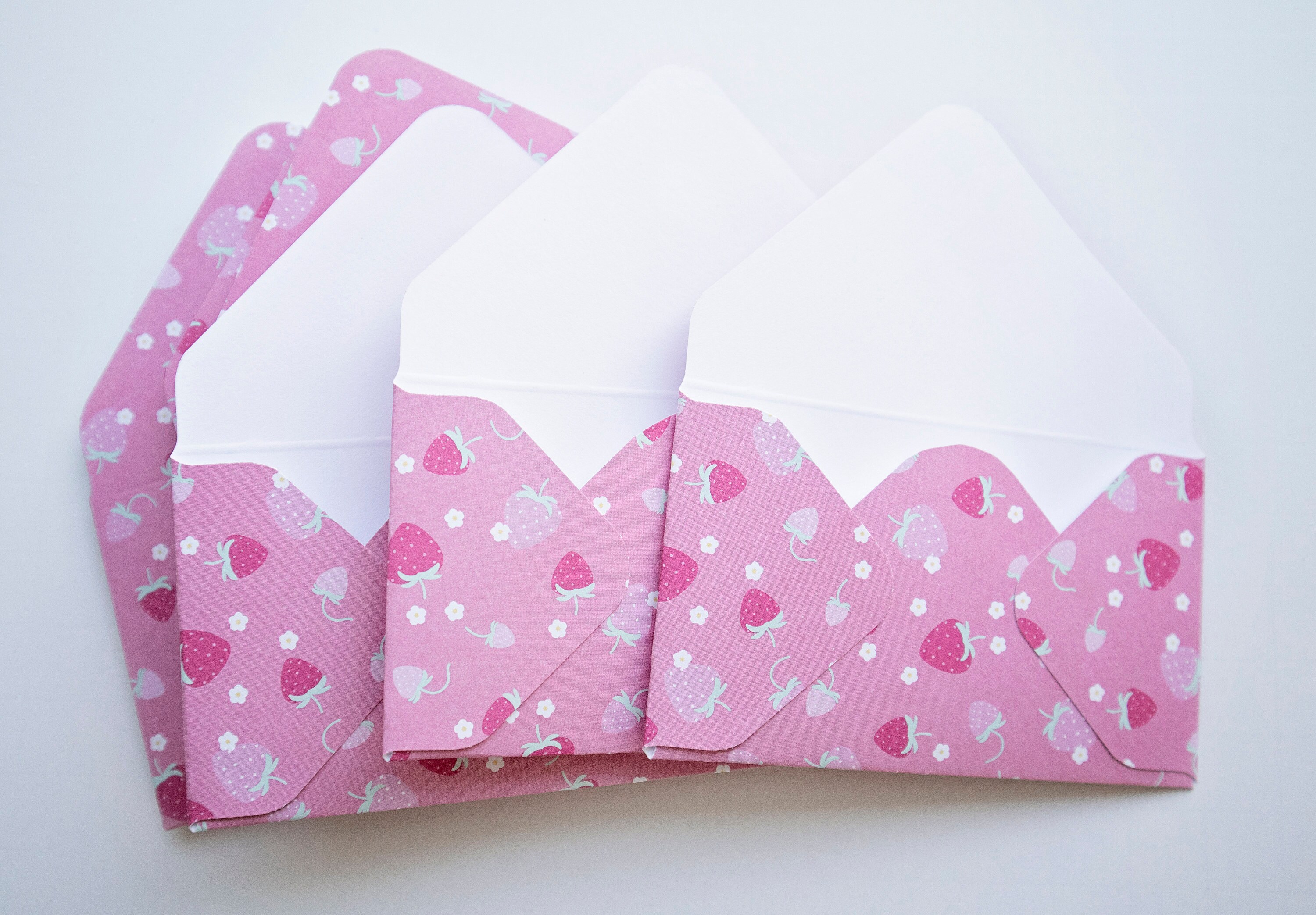 Strawberries Envelopes, Tip Envelopes, Housekeeping, Thank You, Small ...