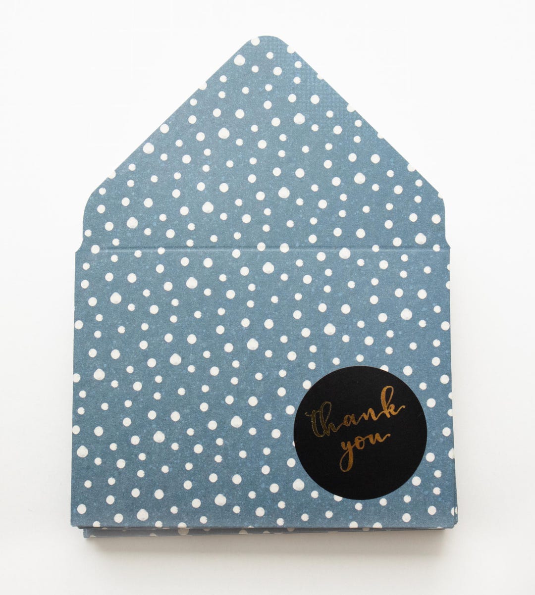 Blue White Polka Dot Thank You Envelopes, Tip Envelopes, Housekeeping ...