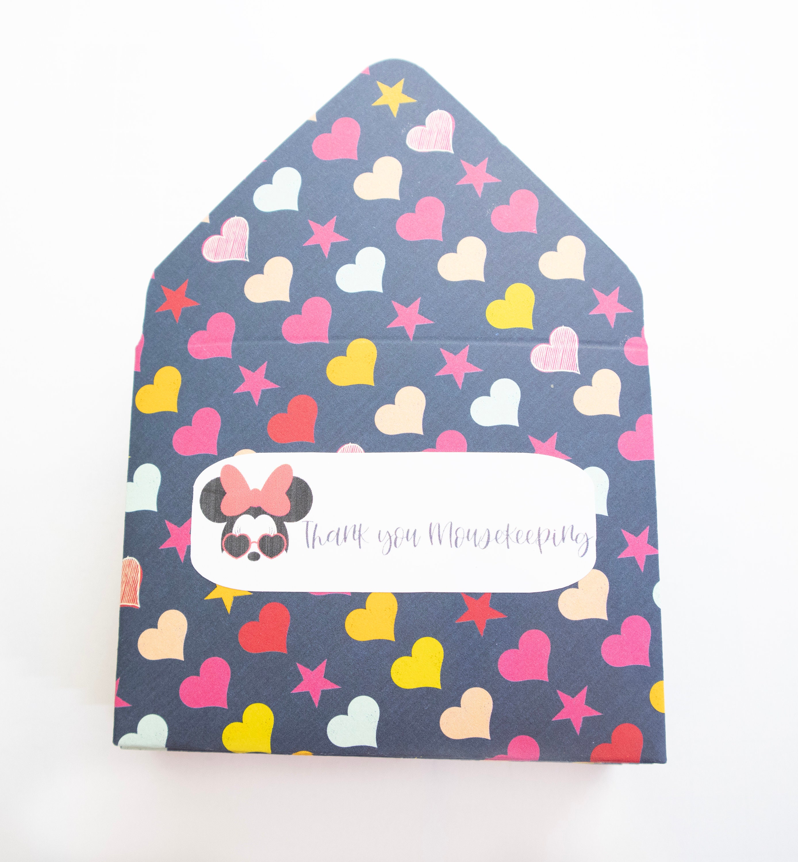 Hearts Minnie Thank You Mousekeeping Envelopes, Tip Envelopes ...