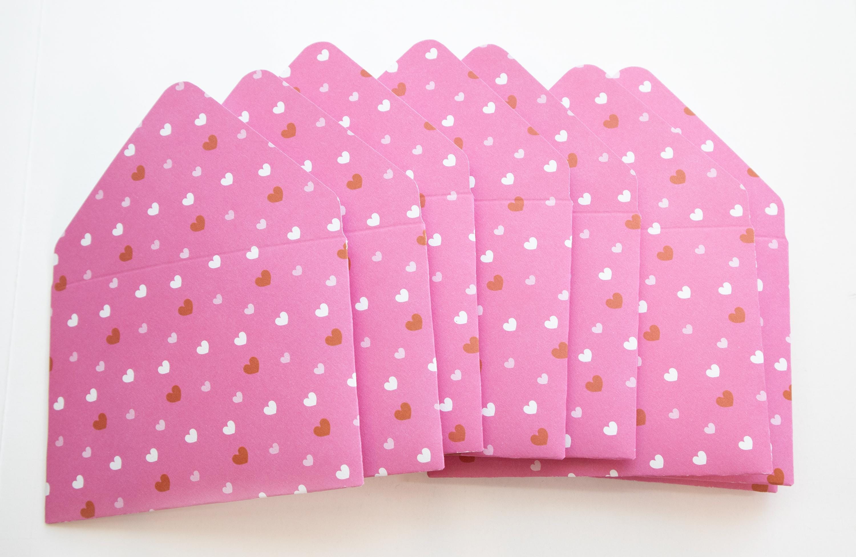 Tiny Hearts Envelopes, Tip Envelopes, Class Valentine Envelopes, Thank ...