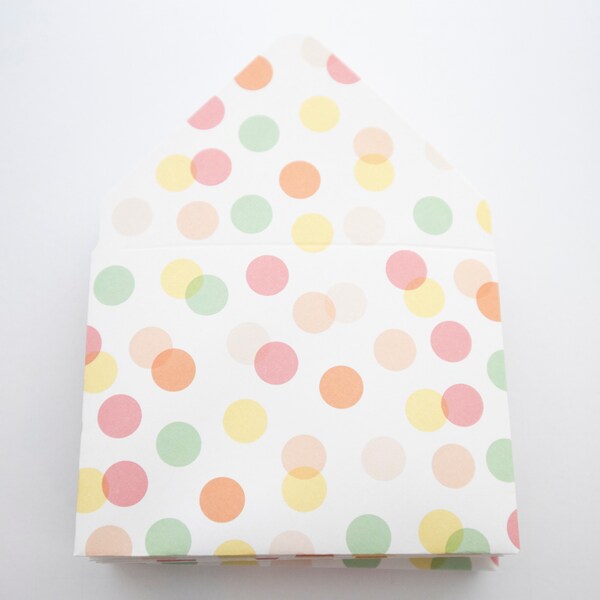 Polka Dot Envelopes - Etsy