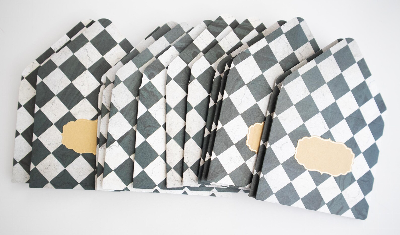 Green Checker Thank You Envelopes, Tip Envelopes, Housekeeping, Thank ...