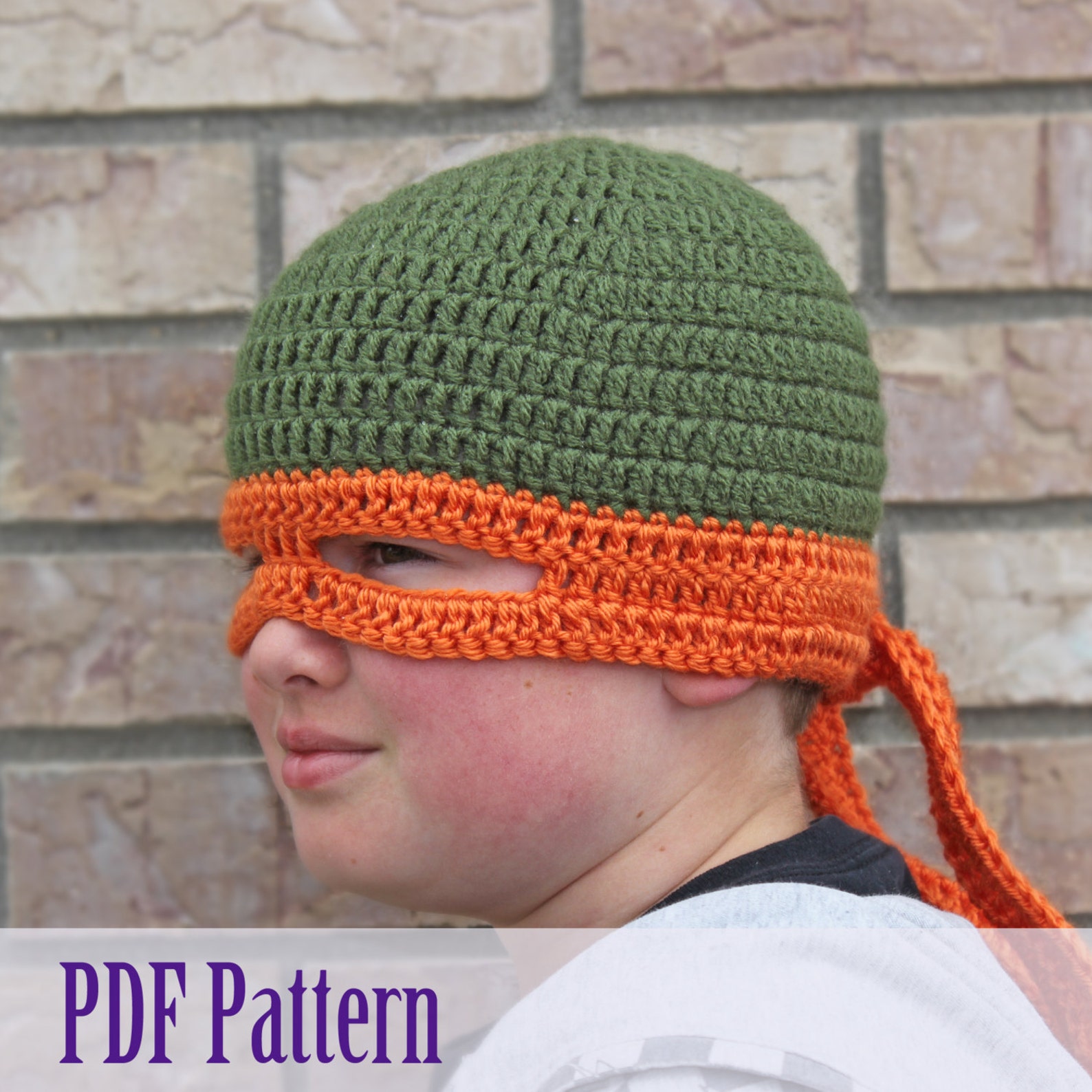 Crochet Pattern - TMNT Inspired Hat - Etsy