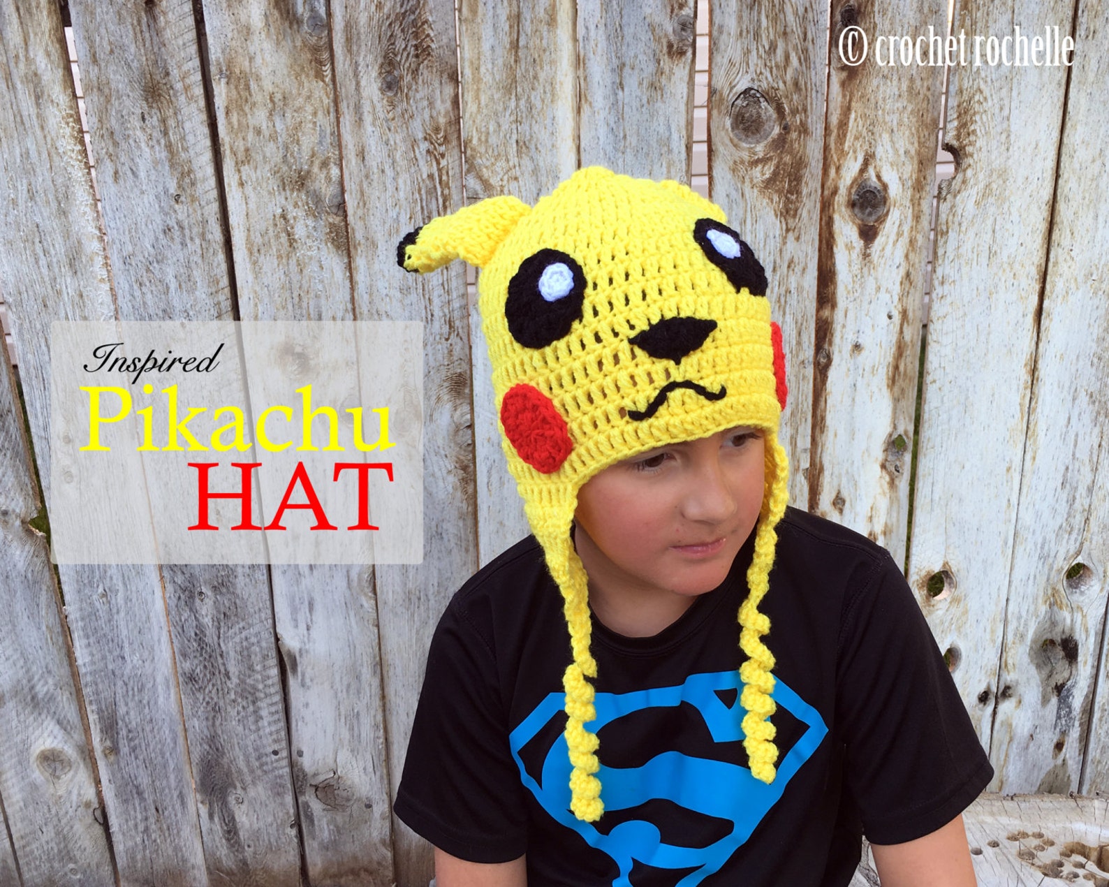 Crochet Pattern Pikachu Inspired Hat - Etsy