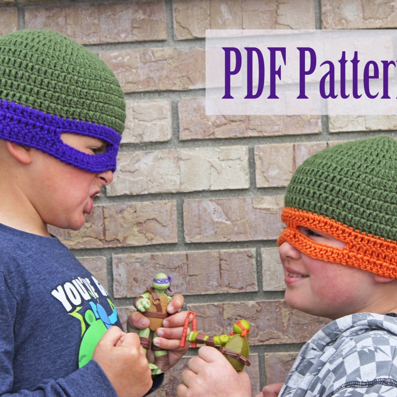 Ninja Turtles Beanies Crocheted - Etsy