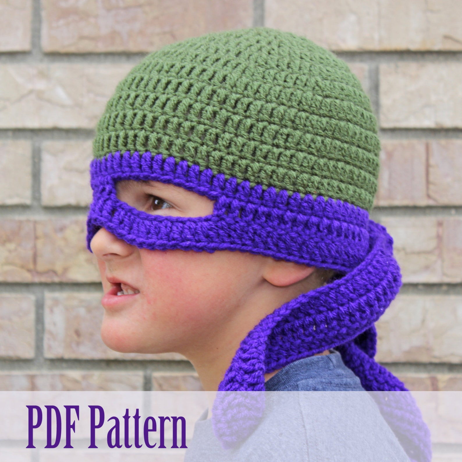 Crochet Pattern - TMNT Inspired Hat - Etsy
