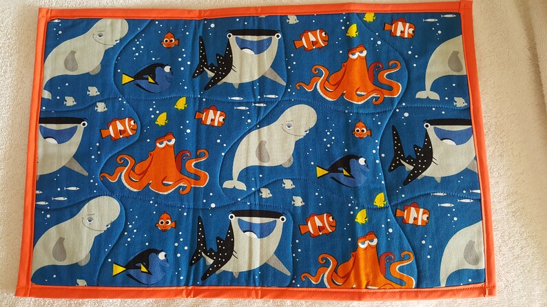 Placemats for Kids: Finding Nemo & Cars - Etsy