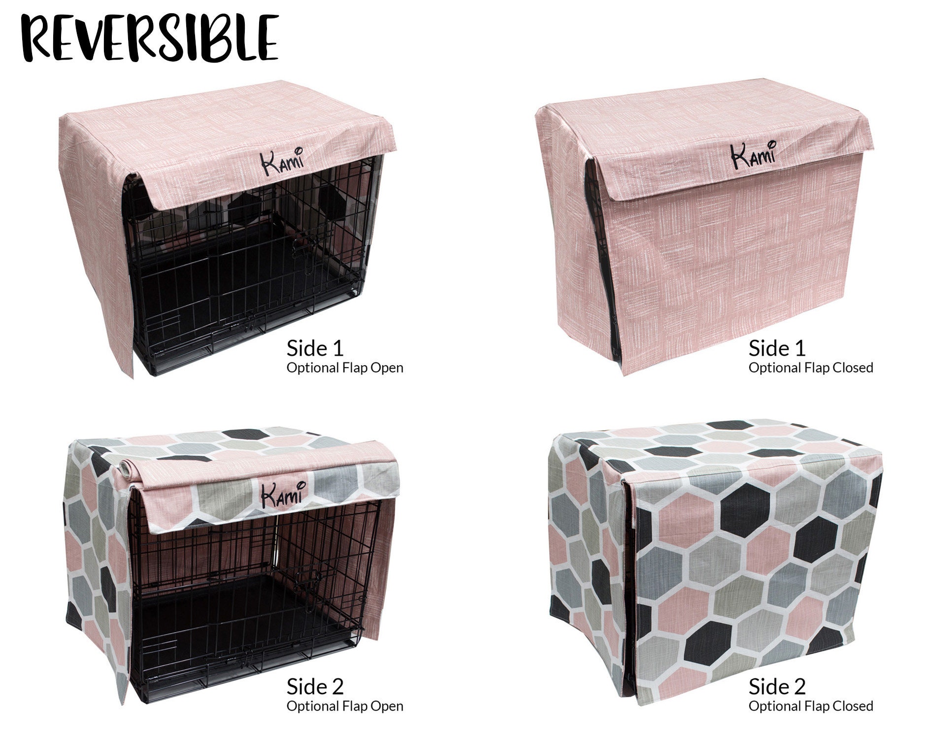 Custom Size Crate Cover Reversible Wire Crate Cover Custom - Etsy.de