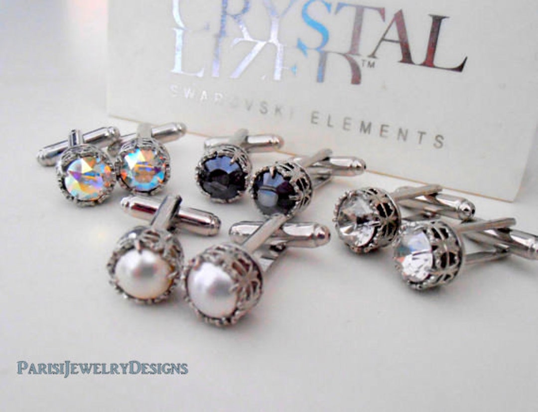 Personalized Art Deco Filigree Best Man Cufflinks for Shirt, Wedding ...