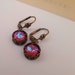 Lotus Pink Delite Dangle Earrings With Crystal Chatons/ - Etsy