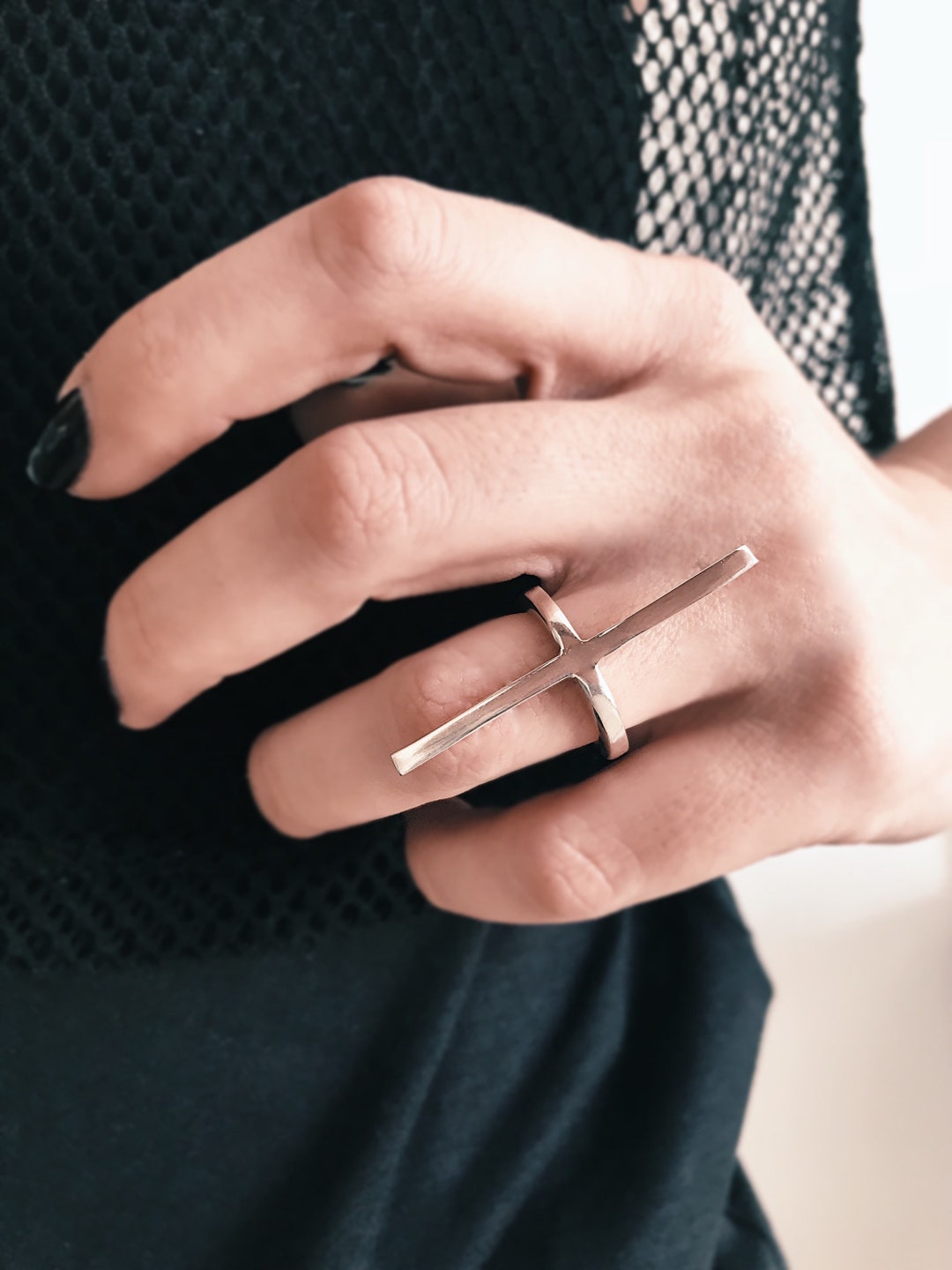 Sterling Silver Ringbar Ringminimalistic Ringsimple - Etsy