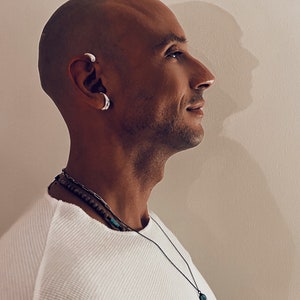 Silver Ear Cuff,no Piercing Ear Cuff,wrap Earring,sterling Silver Ear ...