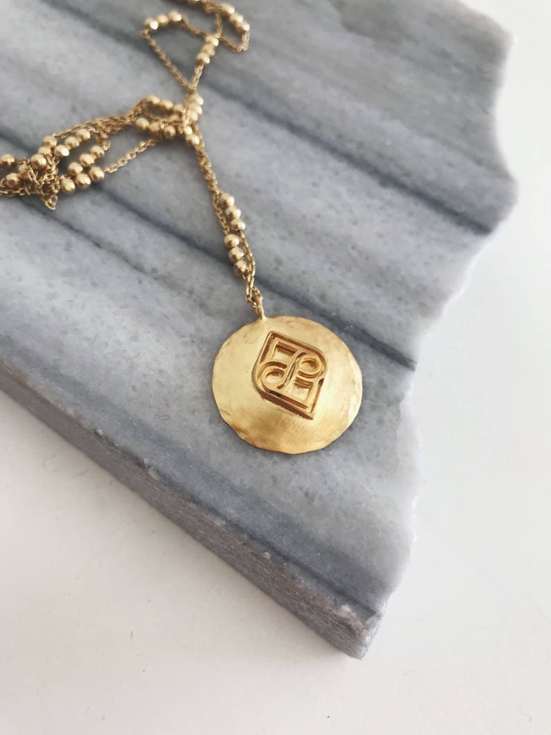 Coin Necklace Goldgold Pendantgold Round Pendantgold Oval - Etsy