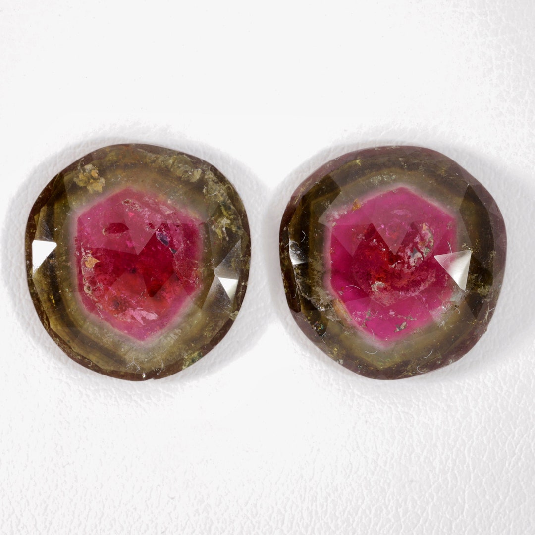 15 Ct Brazilian Watermelon Tourmaline Gems - Etsy