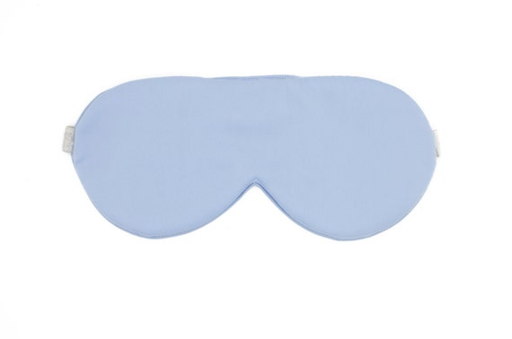 Sky Blue Sleep Mask / Satin Sleep Mask / Pastel Sleep Mask / | Etsy